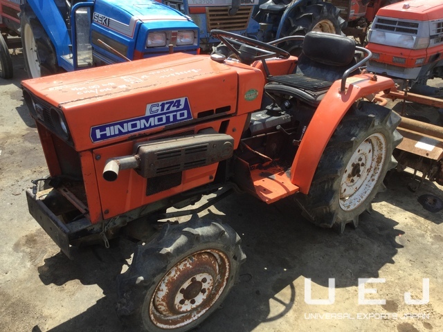 TRACTOR HINOMOTO C174 ( Tractors Hinomoto ) || UEJ Co. Ltd. || Used Japanese tractors ...