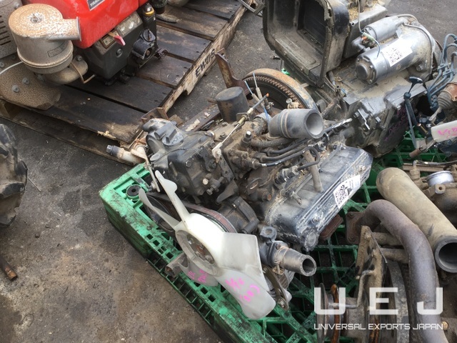 DIESEL ENGINE MITSUBISHI L3C ( ディーゼルエンジン ) || UEJ Co. Ltd. || 福岡で重機 ...