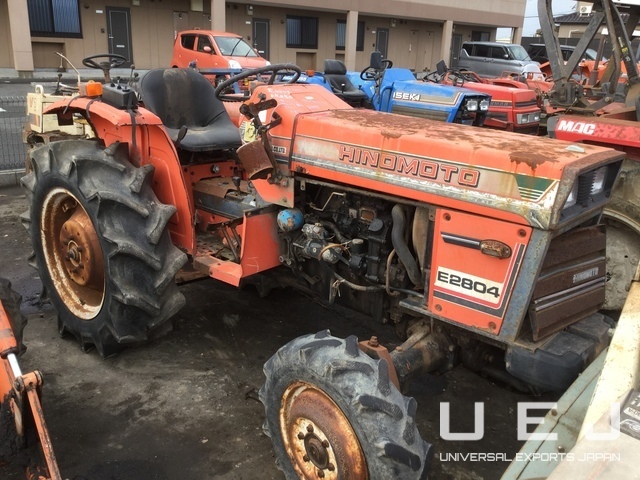 TRACTOR HINOMOTO E2804 ( Tractors Hinomoto ) || UEJ Co. Ltd. || Used Japanese tractors ...