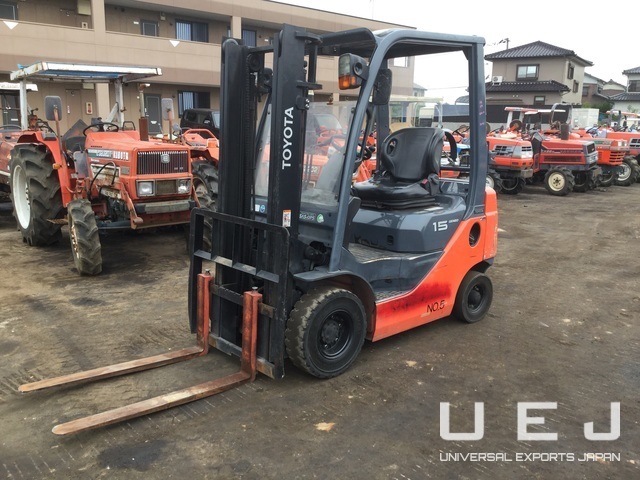 FORKLIFT TOYOTA 8FG-15 ( Forklifts ) || UEJ Co. Ltd. || Used Japanese ...