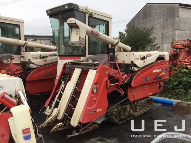 COMBINE YANMAR GC335 ( Combine Harvesters Yanmar ) || UEJ Co. Ltd ...